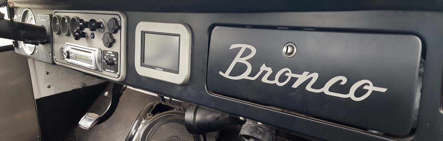Early Bronco Dash Layout Gorgeous, Original 1969 Ford Bronco Is As