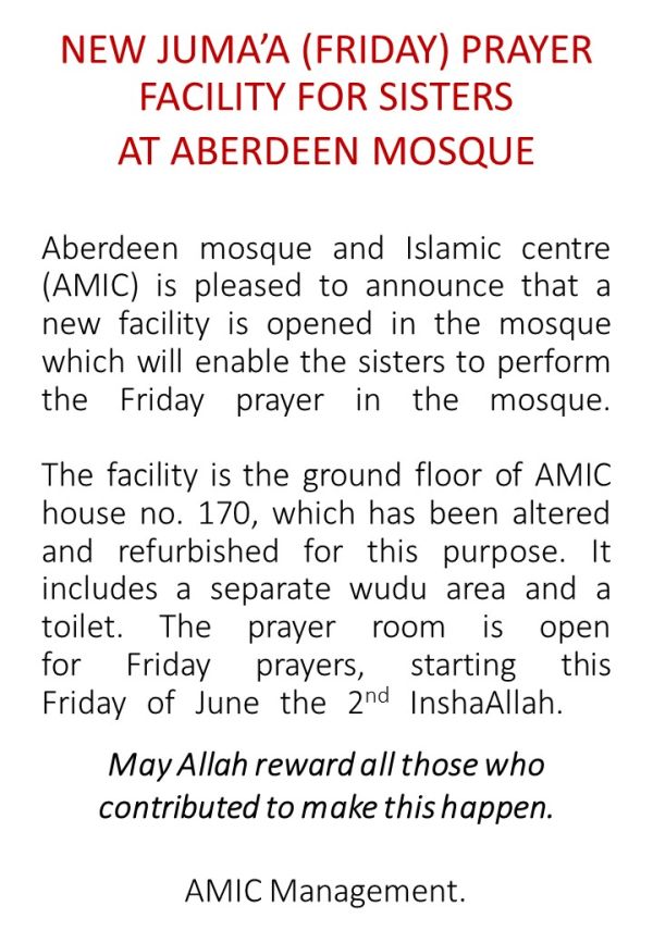 Aberdeen Mosque and Islamic Centre